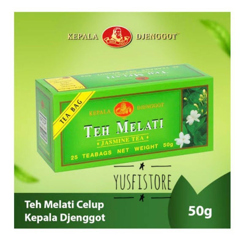 Jual Teh MELATI Kepala Djenggot 25 Kantong Teh Jasmine Tea Teh Keluarga ...