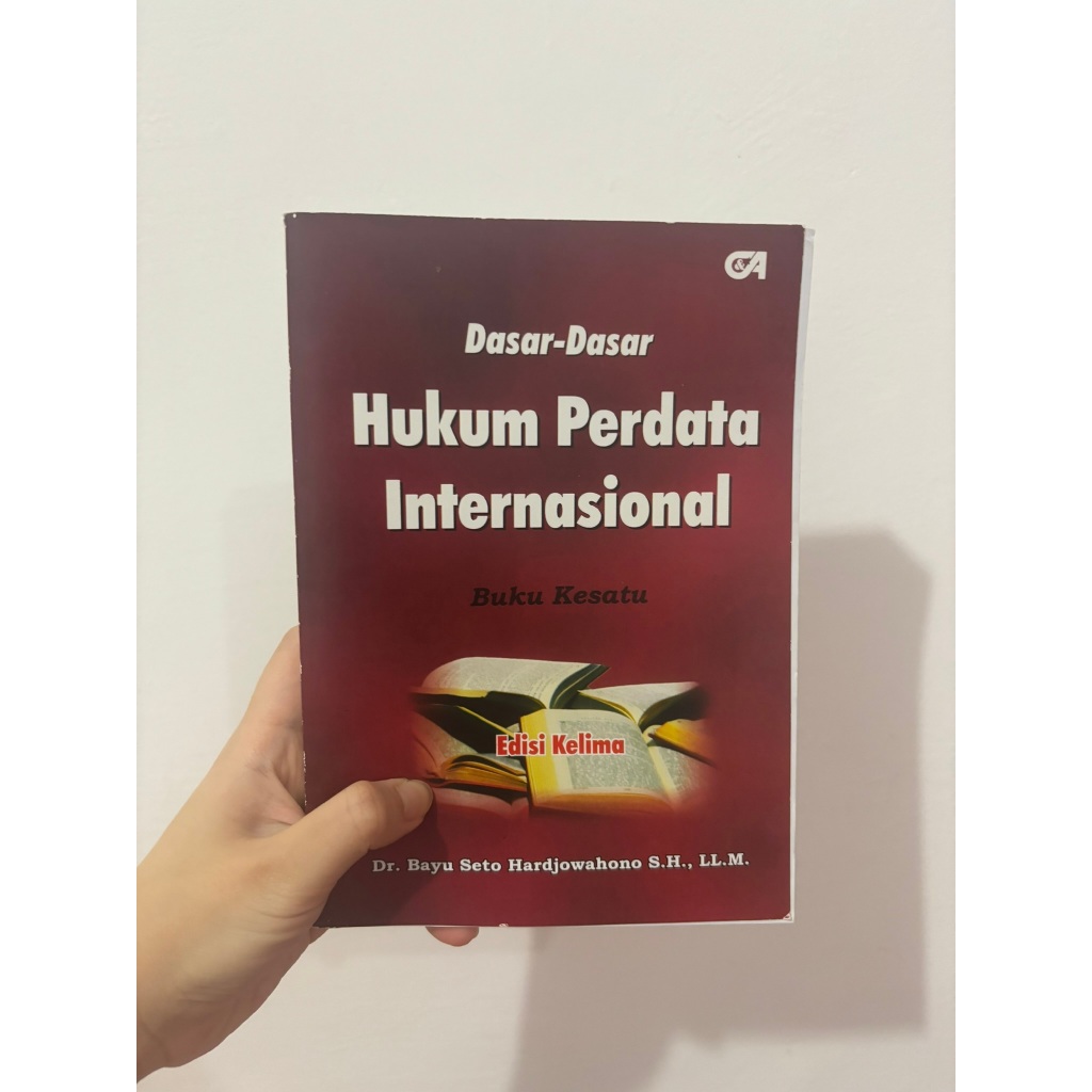 Jual Buku Hukum Dasar Dasar Hukum Perdata Internasional Buku Kesatu Dr Bayu Seto Hardjowahono ...