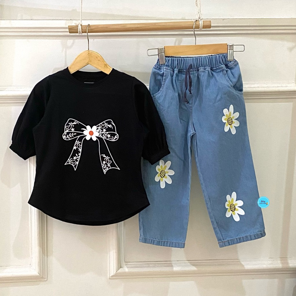 Jual Galery setelan baju anak perempuan usia 3-12 tahun kaos anak cewek ...