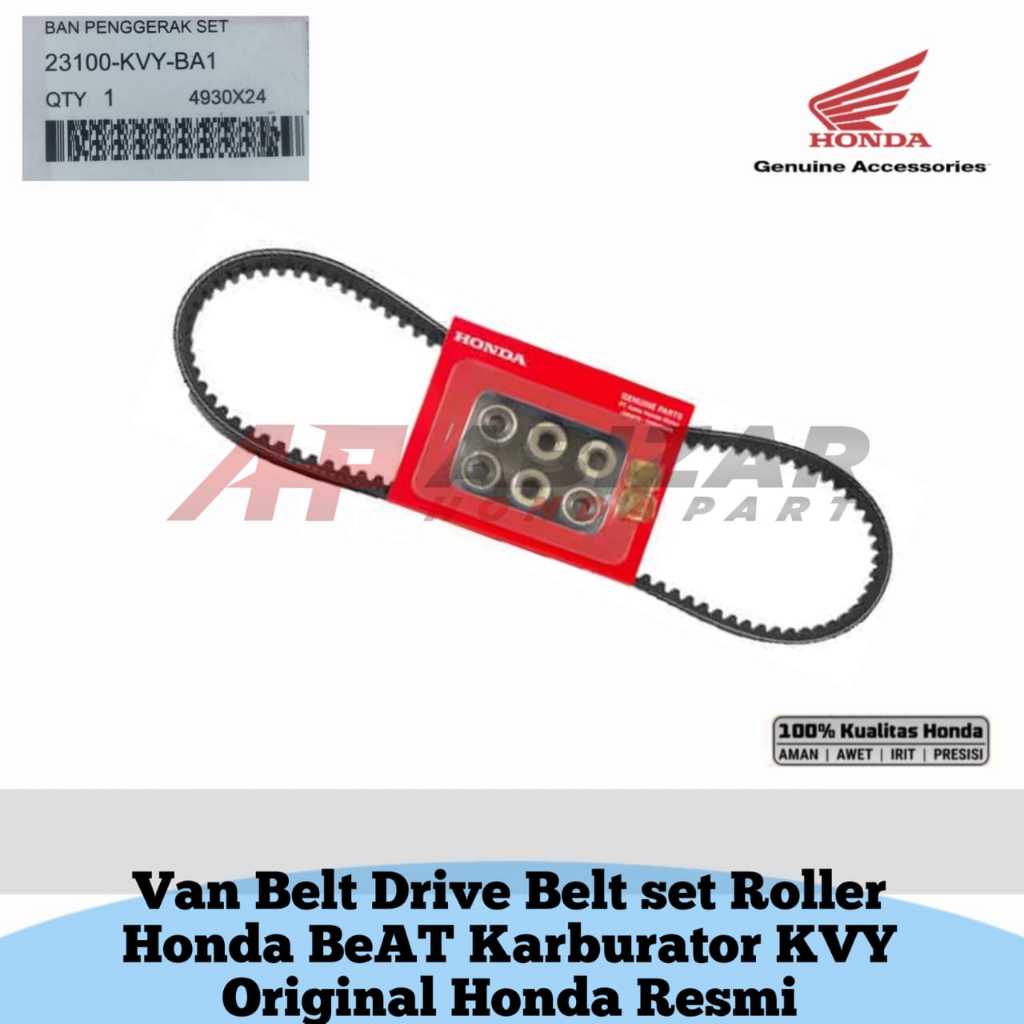 Jual 23100- KVY-BA1 Van Belt V-Belt Set Roller Beat Karbu Original ...