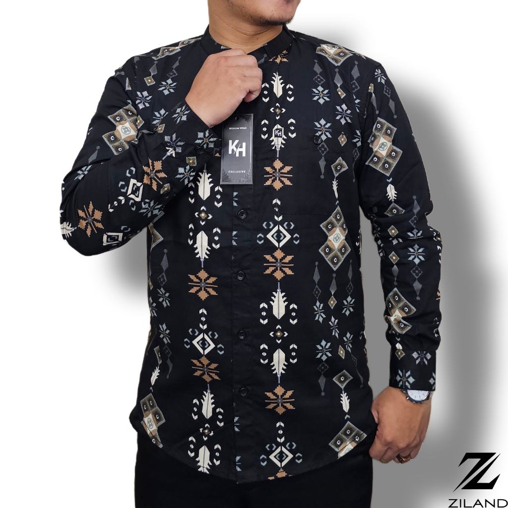 Jual Kemko Dewasa KH 039 Kemeja Koko Pria Lengan Panjang Batik Katun ...