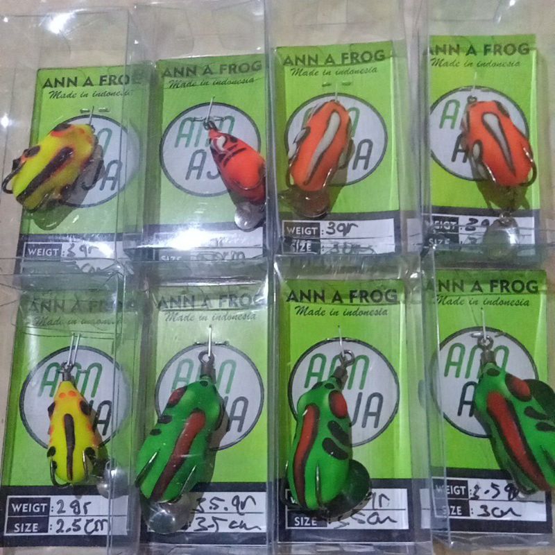 Jual SOFT FROG / UMPAN KATAK/ IKAN GABUS/CASTING TOMANG 2CM 2,5CM ...