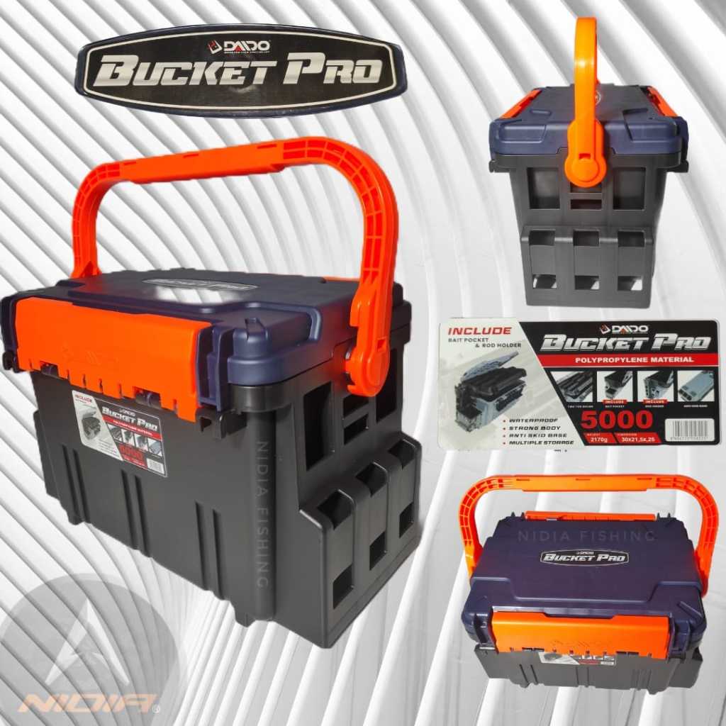 Jual Box Peralatan Mancing DAIDO | DAIDO Bucket Pro 5000 - Bucket Pro ...