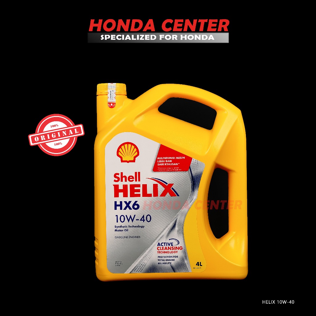 Jual Oli Shell Helix Hx6 10w-40 Galon 100% Original | Shopee Indonesia