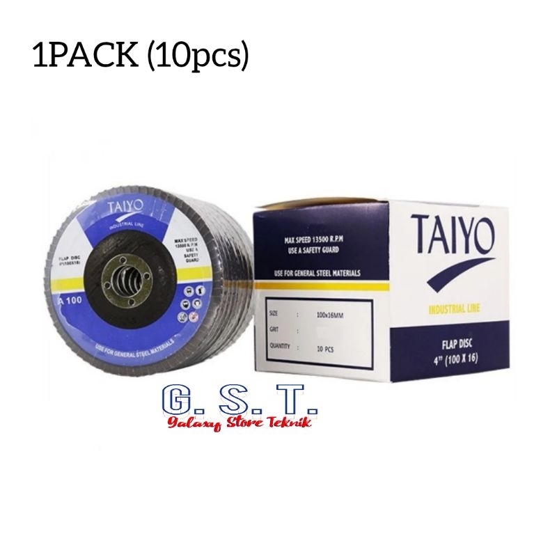 Jual TAIYO Amplas Susun 4inch Grinda Amplas Susun 4" (100×16) Taiyo isi ...