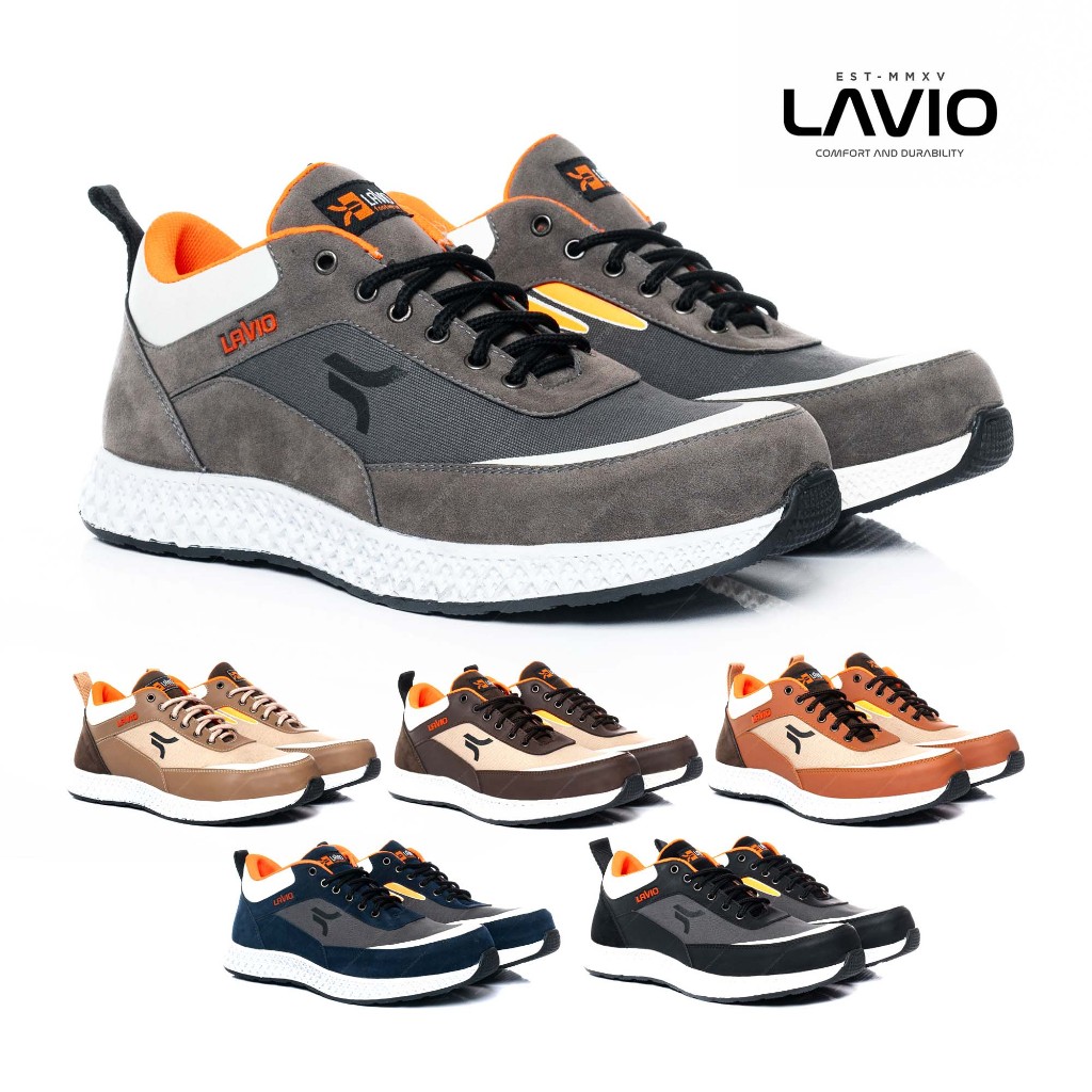 Jual Lavio Sepatu Pria Safety Sport Kerja Original Best Quality Lavio ...