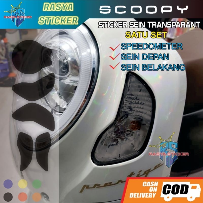 Jual Sticker Sein dan speedometer Honda Scoopy tahun 2021 2022 2023 ...