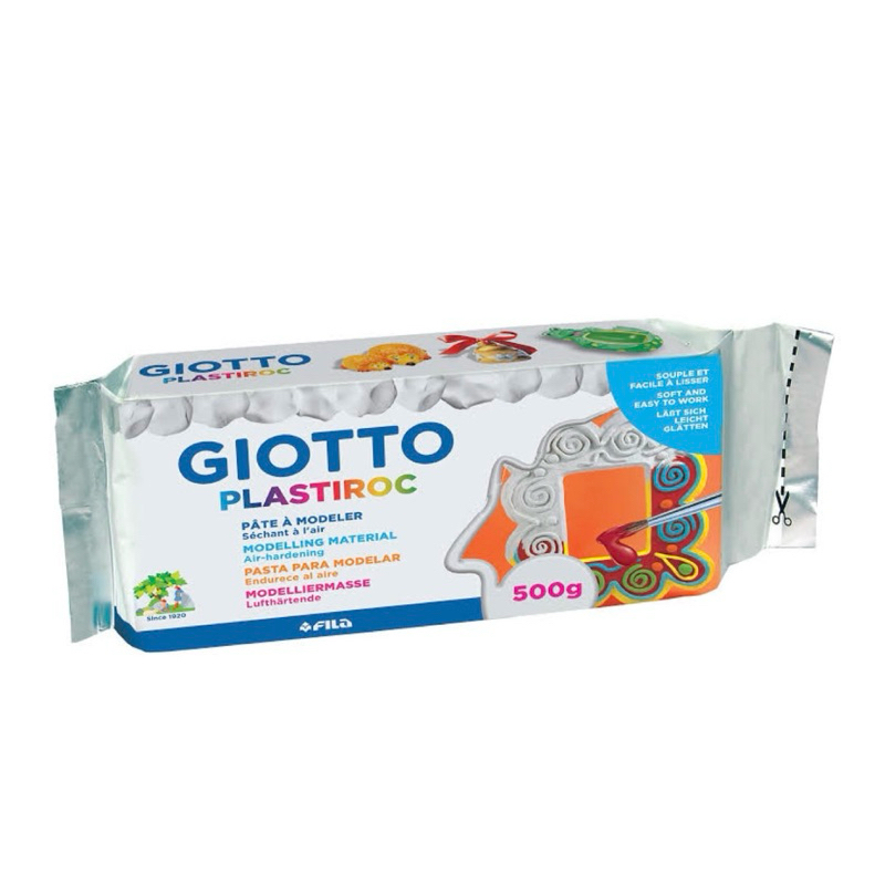 Jual (WHITE) Air Dry Clay Merk DAS 500 Gram 1000 Gram (FREE AMPLAS ...