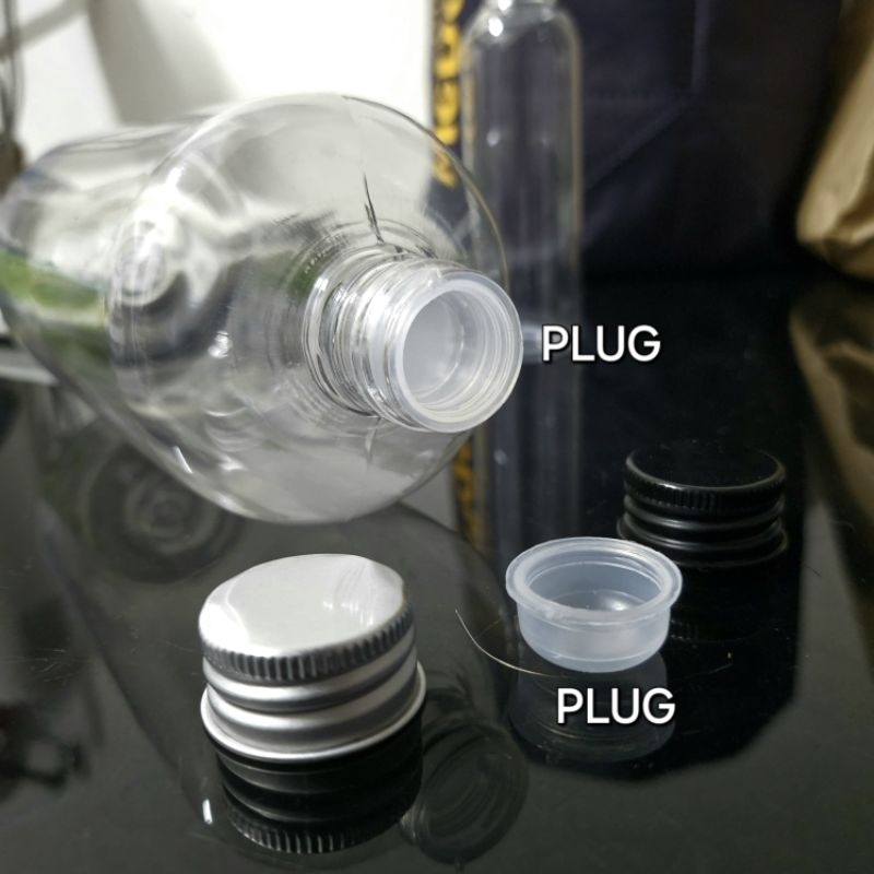 Jual Bigta_Botol 100 ml / 250 ml / 500 ml TUTUP ALUMINIUM (neck 24 ...