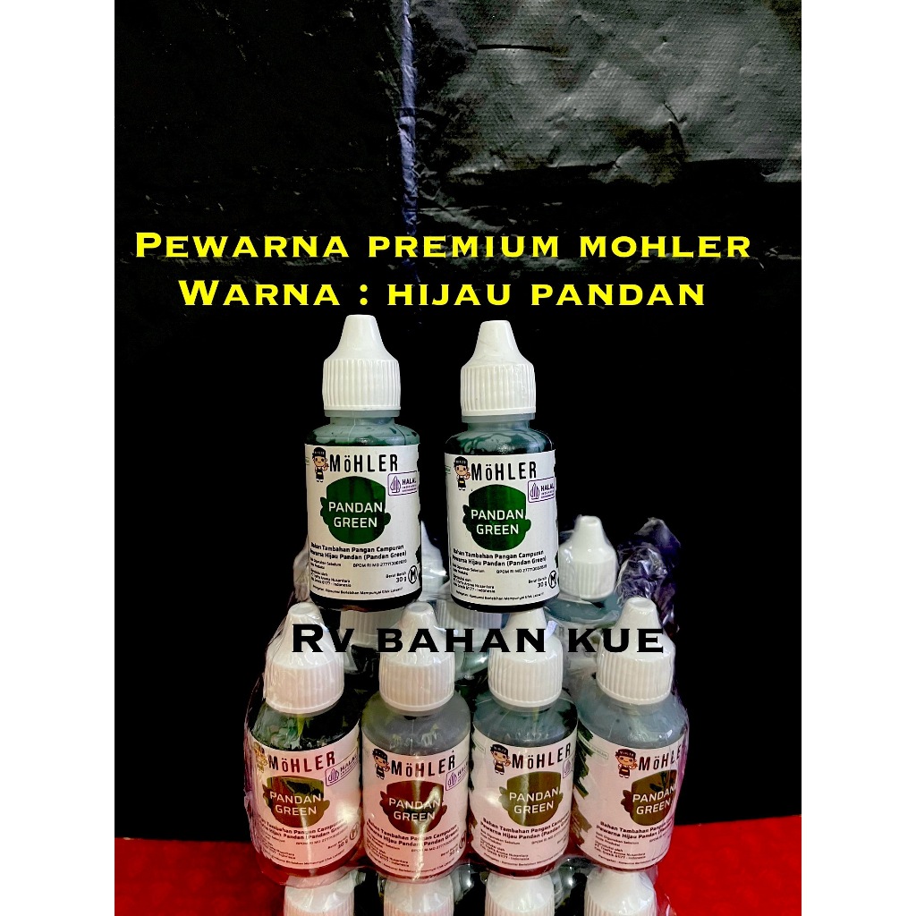 Jual Pewarna Hijau Pandan/Pandan Green Pewarna Makanan Hijau /Warna ...