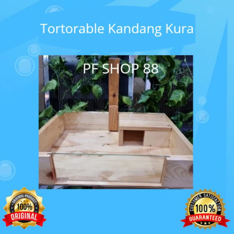 Jual Torto Table Kandang kurakura ukuran 50 x 35 x 12 cm | Shopee Indonesia
