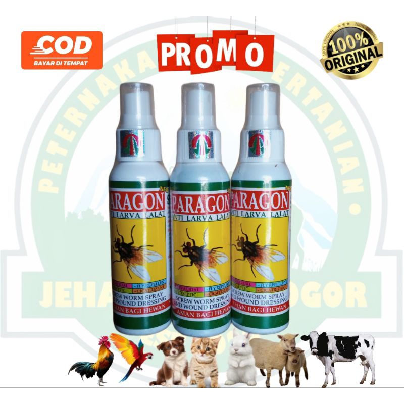 Jual PARAGON SPRAY OBAT ANTI LARVA LALAT PADA HEWAN TERNAK ATAU ...