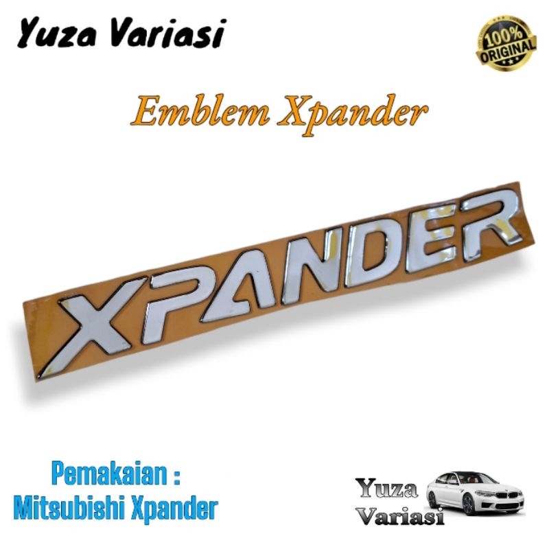 Jual EMBLEM XPANDER ORIGINAL MITSUBISHI XPANDER LOGO MERK TULISAN ...