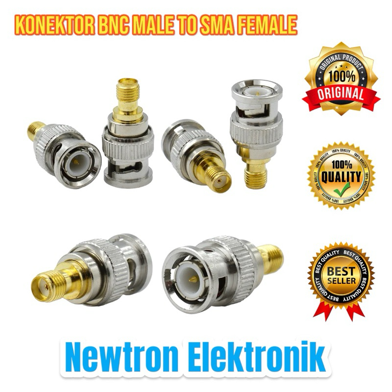 Jual Konektor BNC Male to Sma Female Connector Sambungan Antena HT Cina ke Icom | Shopee Indonesia