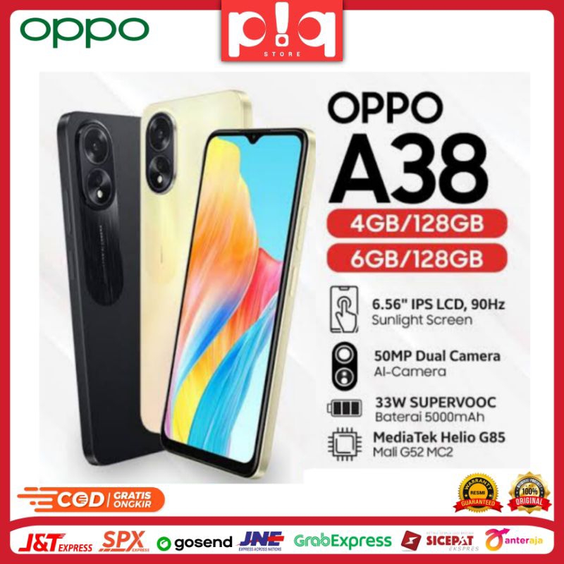 Jual OPPO A38 Ram 4+4 / 6+6 / 128 GB (NEW) | Shopee Indonesia