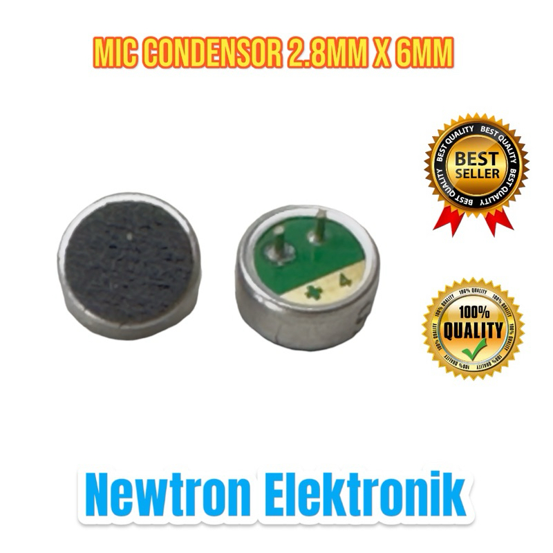 Jual Mic Condensor 6.0mm Kondensor Microphone HT Baofeng UV5R UV82 Ht ...