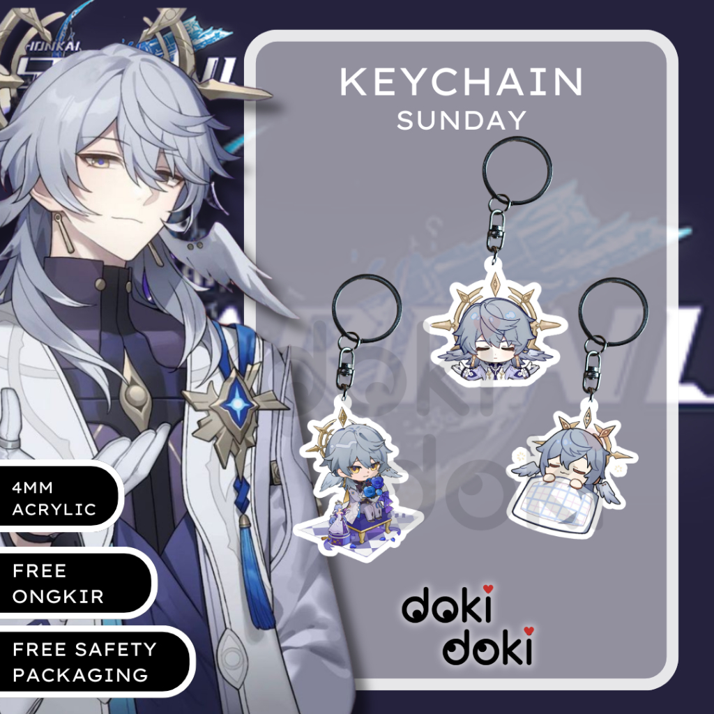 Jual GANTUNGAN KUNCI KEYCHAIN SUNDAY HONKAI STAR RAIL | Shopee Indonesia