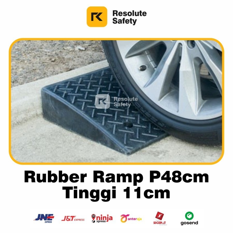 Jual Rubber Ramp Karet Tanjakan Alas Pijakan Miring Tinggi 11 cm x 48 ...