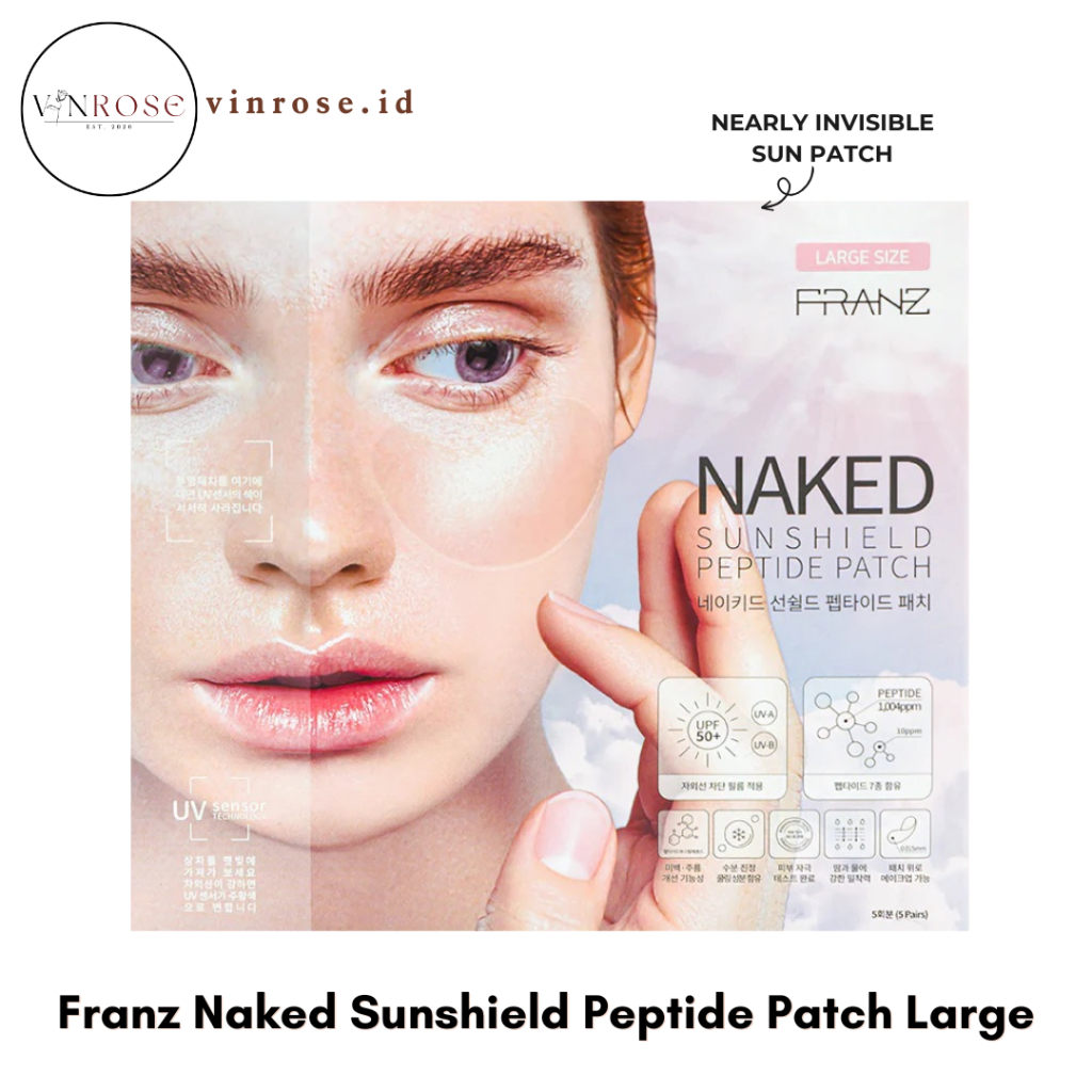 Jual Franz Naked Sunshield Peptide Patch Large Korea UV Patch | Shopee ...