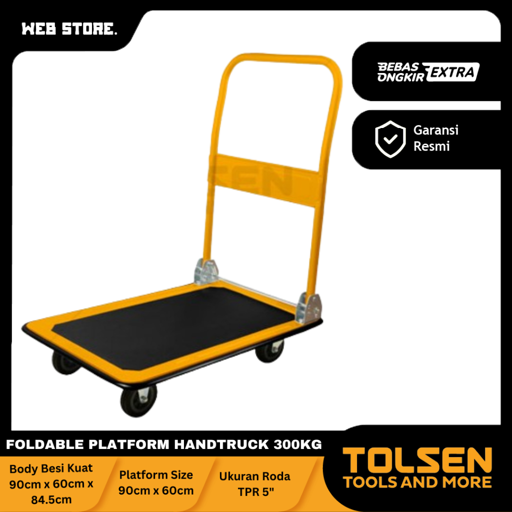 Jual Troli Angkut Barang Troli Lipat Hand Truck Platform Handtruck ...