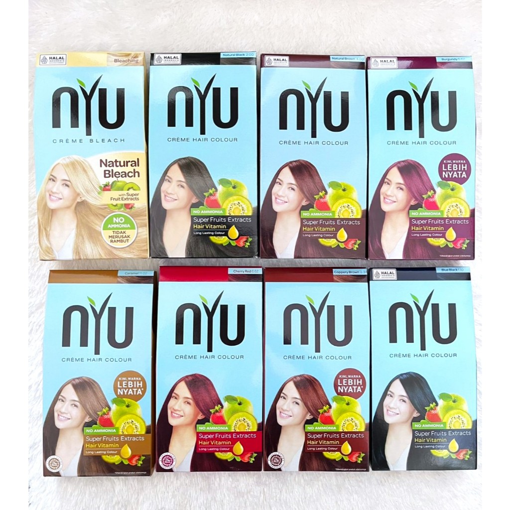 Jual NYU Creme Hair Colour Semir Rambut | Shopee Indonesia