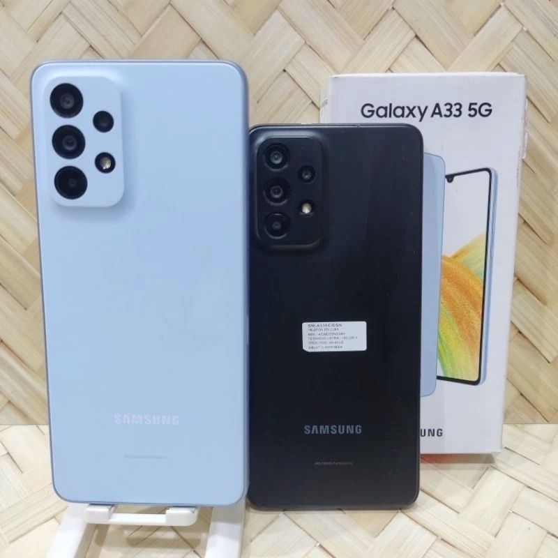 Jual Samsung A33 5G 8/256GB 8/128GB Handphone Second Fullset original ...