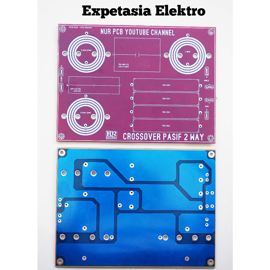 Jual PCB CROSSOVER PASIF 2 WAY By Nur Design | Shopee Indonesia