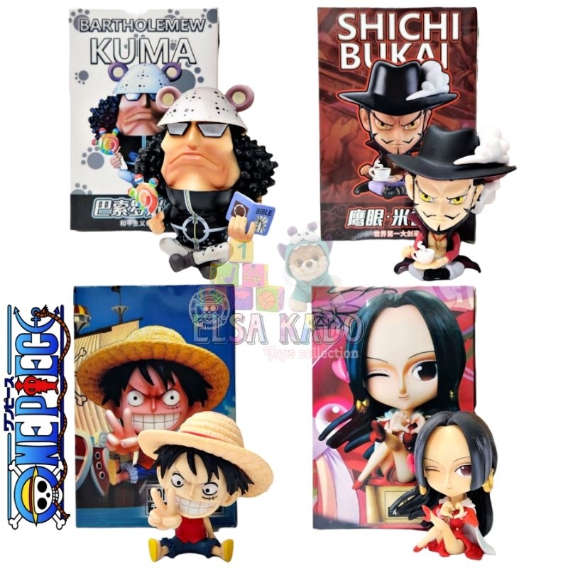 Jual Action Figure One Piece Chibi Duduk Large Size Bartholomew Kuma ...