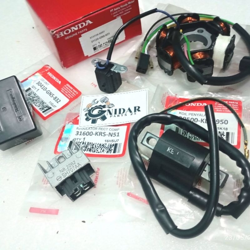 Jual PAKET PENGAPIAN SPULL SPUL ASSY SET GRAND ASTREA BULUS PRIMA STAR ...