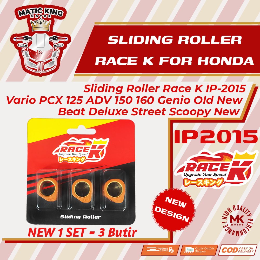 Jual Sliding Roller Racing Vario 125 150 Fi ESP PCX ADV 150 160 Beat ...