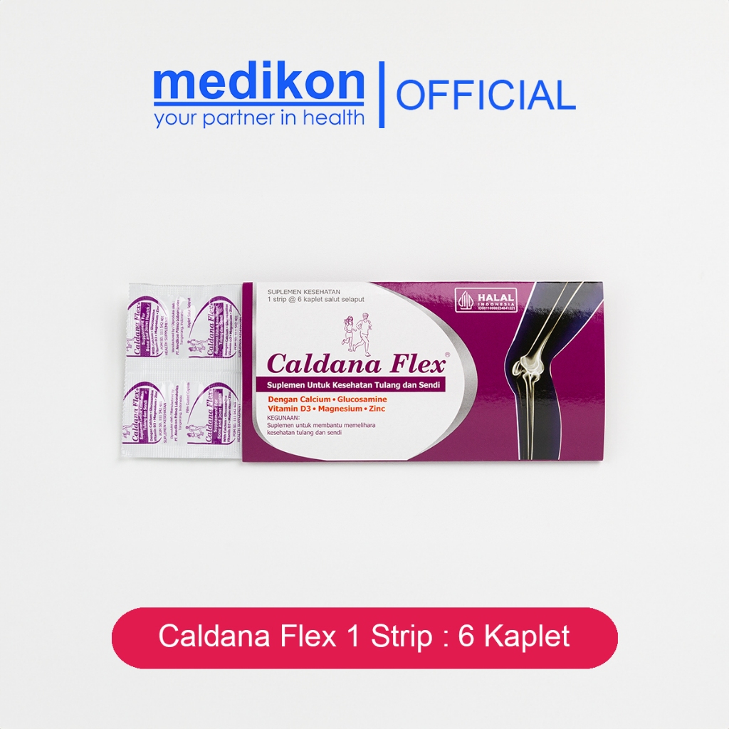 Jual Medikon Caldana Flex Strip (1 Strip x 6 Kaplet) | Shopee Indonesia
