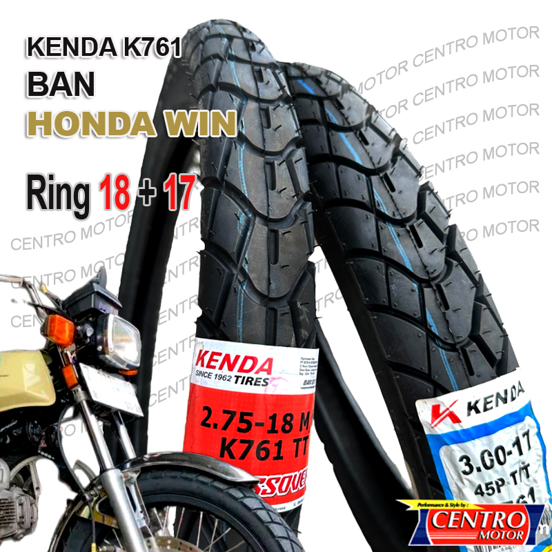 Jual Ban Honda WIN.Paket 2 Ban KENDA K761 ring 18+17.Motif Dual Purpose | Shopee Indonesia