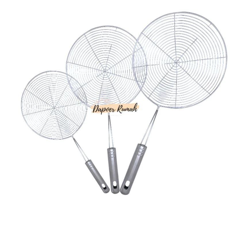 Jual SEROK GORENGAN STAINLESS STEEL 18CM 20CM 22CM/SEROK STAINLESS ...