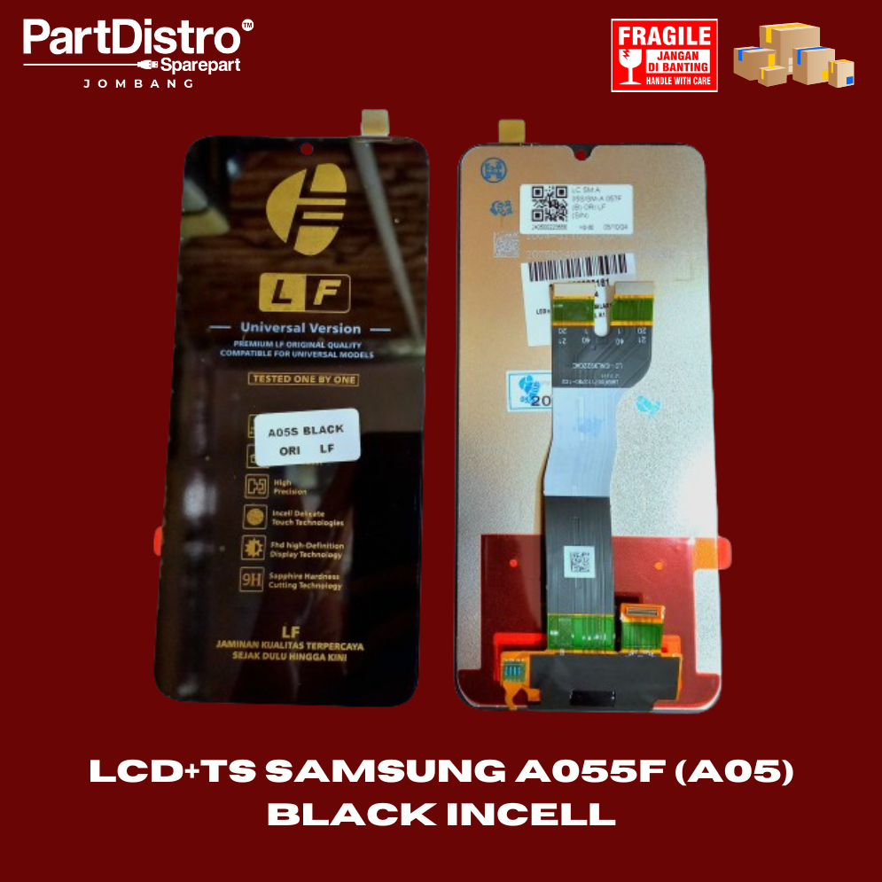 Jual LCD+TS SAMSUNG A05 (A055/A055F) BLACK INCELL A1 | Shopee Indonesia