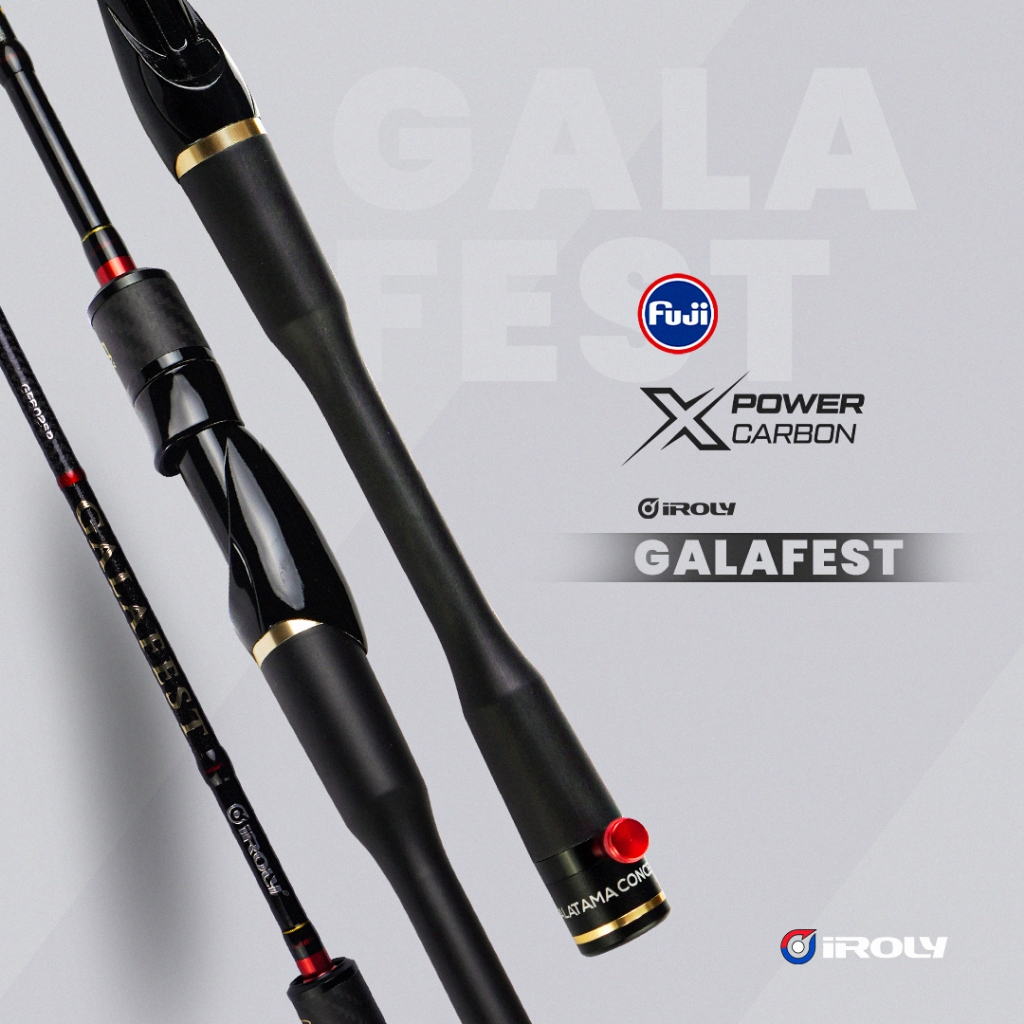 Jual Joran Iroly Galafest Solid Carbon Fuji | Shopee Indonesia