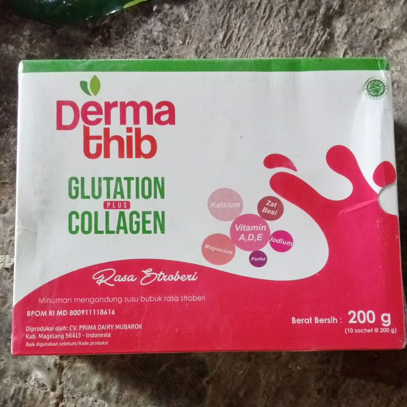 Jual Derma thib glutation plus collagen 200g | Shopee Indonesia