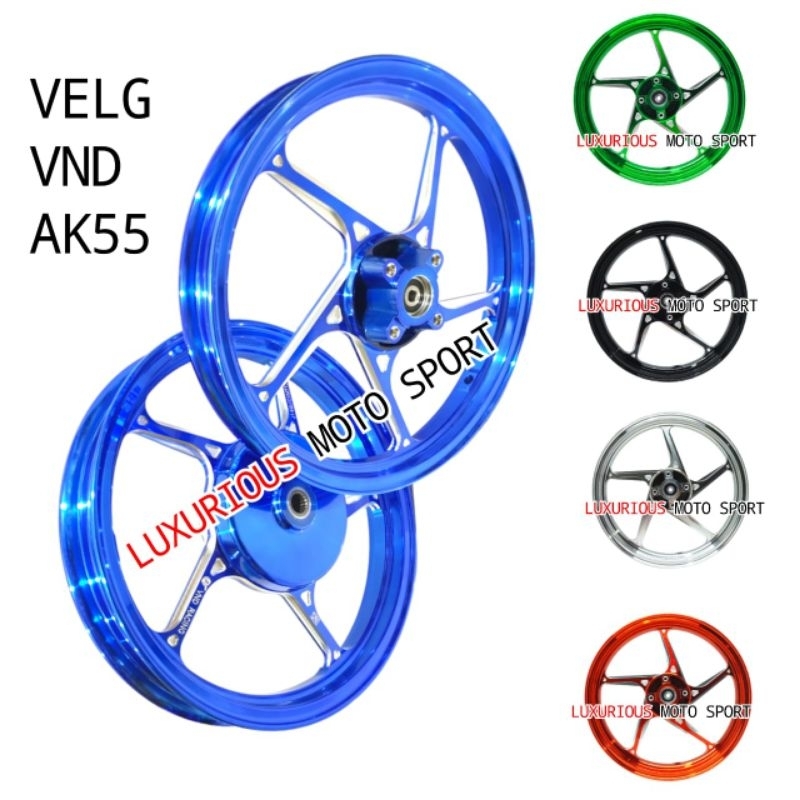 Jual velg vnd ak55 ring 14 mio m3 velg vnd miogt125 pelek racing mio z/gear125 velg vnd bintang ...