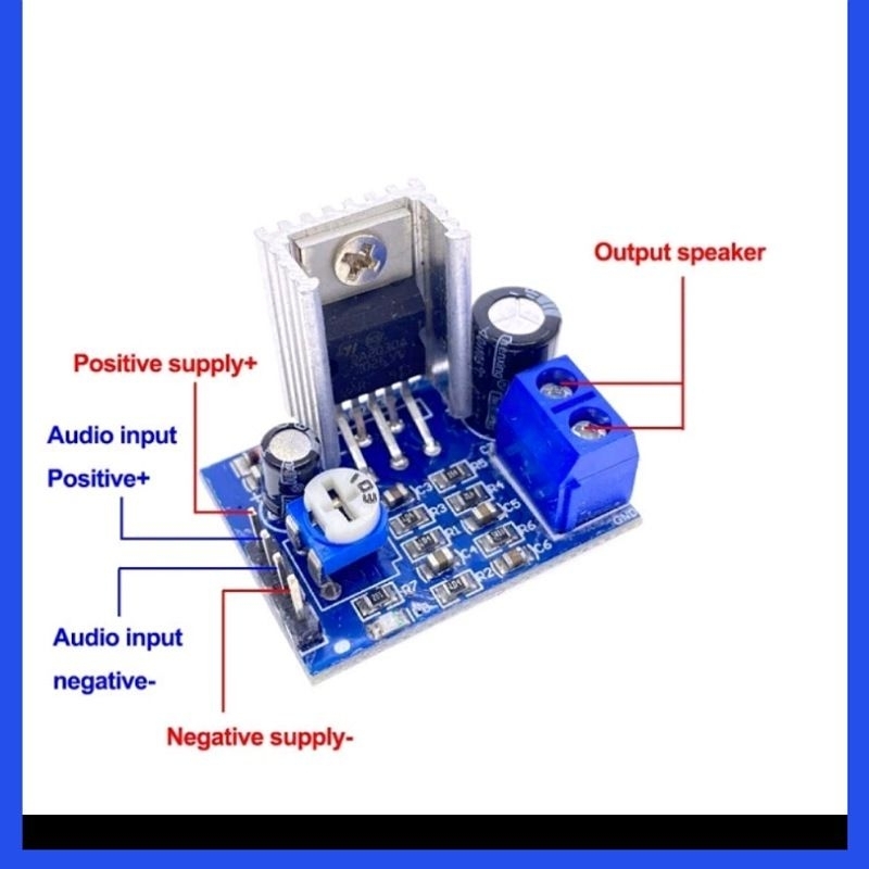 Jual Modul Power Amplifier Board TDA2030A TDA2030 TDA2030A 18W non dus ...