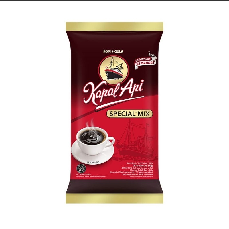 Jual Kopi Kapal Api Special Mix 1 Renceng ( 10 Sachet x 23 gr) | Shopee ...