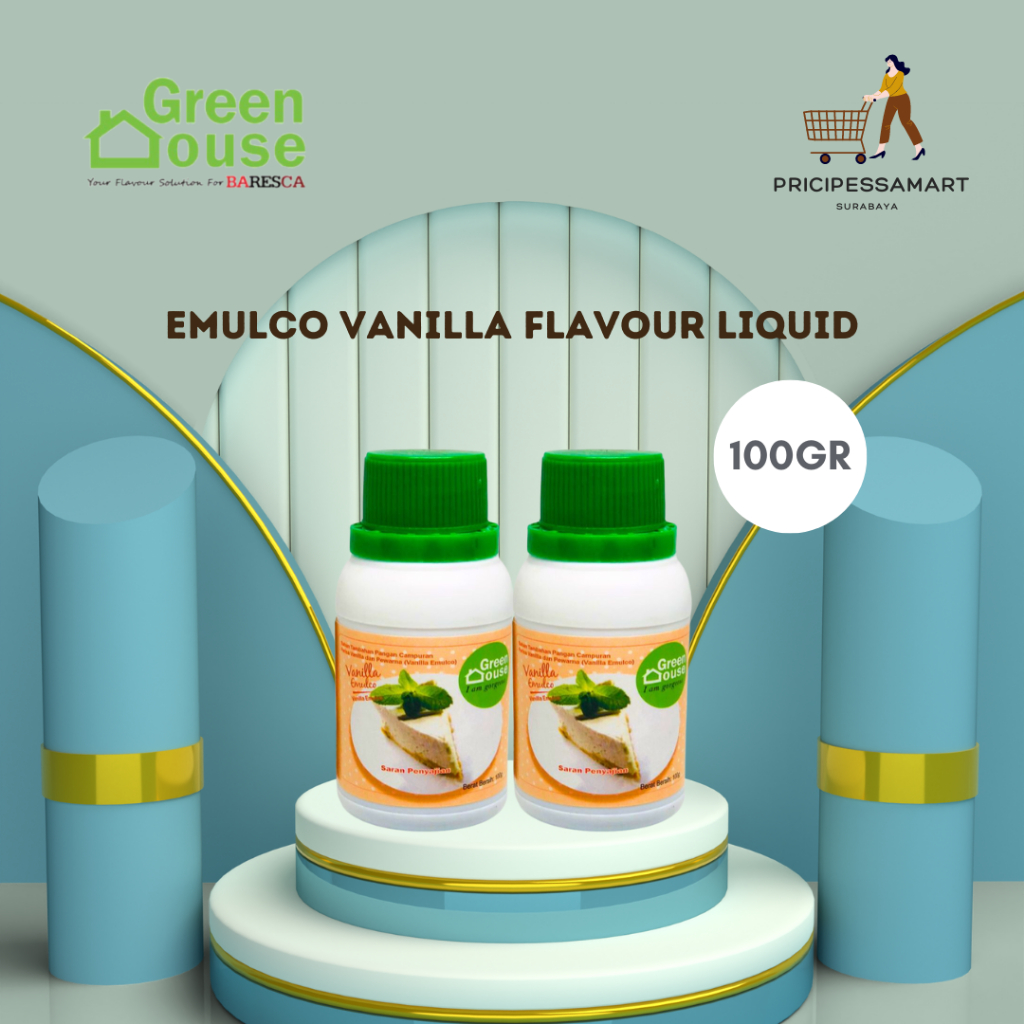 Jual VANILLA FLAVOUR LIQUID EMULCO 100GR | Shopee Indonesia