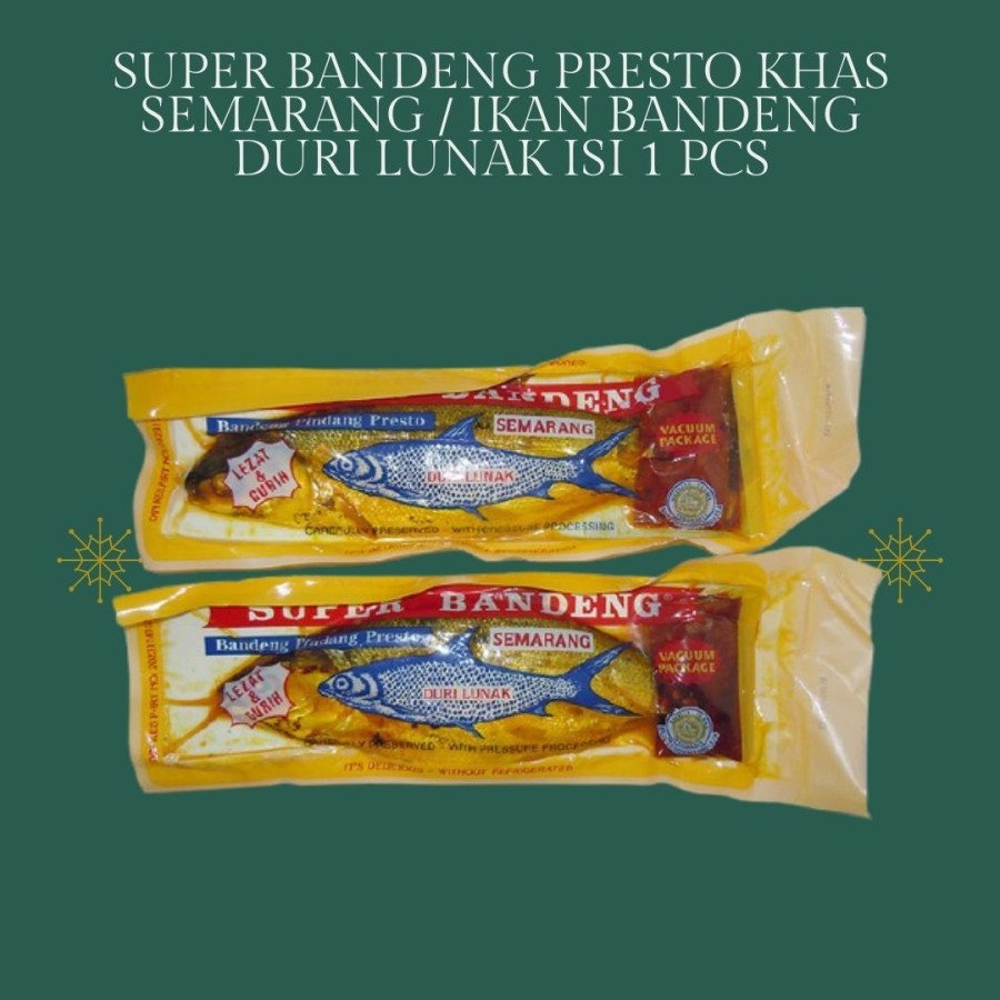 Jual Super Bandeng Presto Khas Semarang / Ikan Bandeng Duri Lunak Isi 1 ...