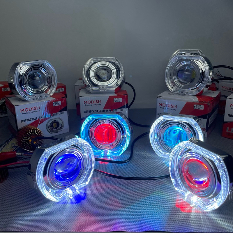 Jual BILED PROJIE BILED CAHAYA LASER CUT OFF HIGH LOW PLUS SHROUD DEVIL ...