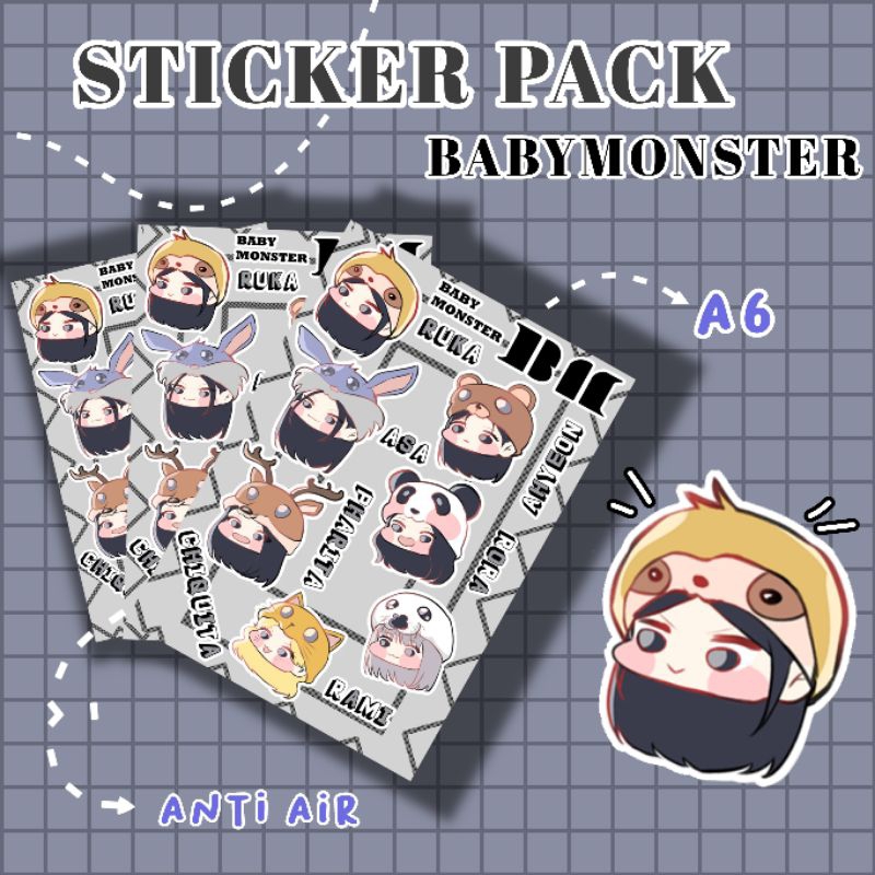 Jual sticker pack babymonster//merch babymonster | Shopee Indonesia