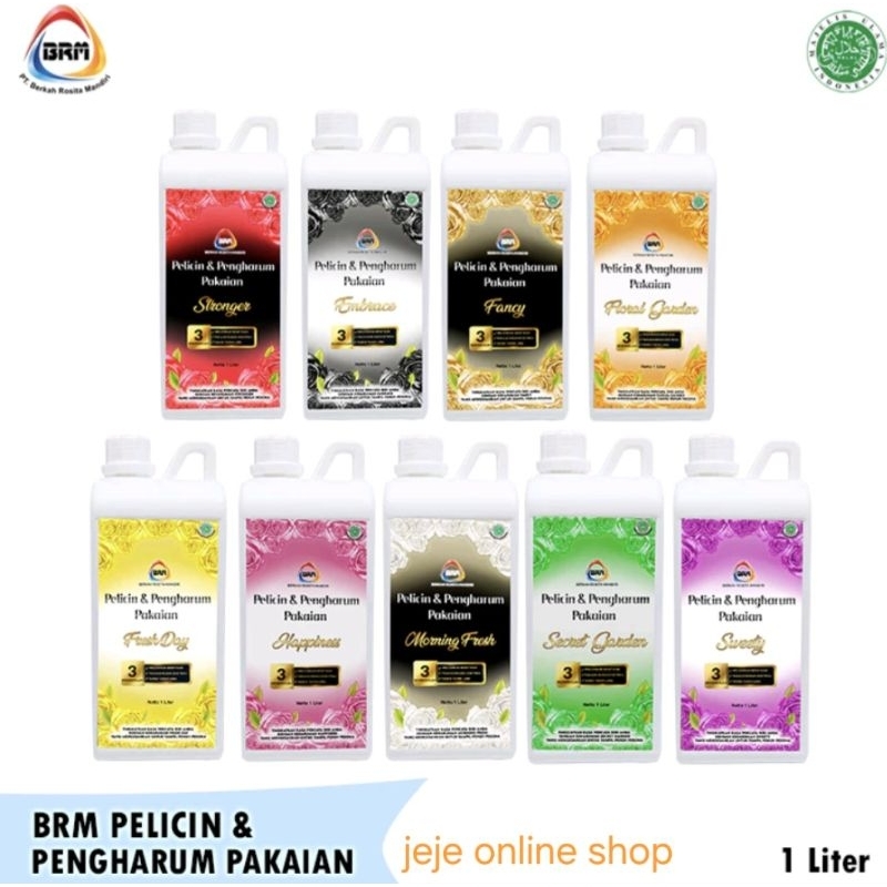 Jual PEWANGI BRM BOTOL / PELICIN PAKAIAN BRM UKURAN 1 L | Shopee Indonesia