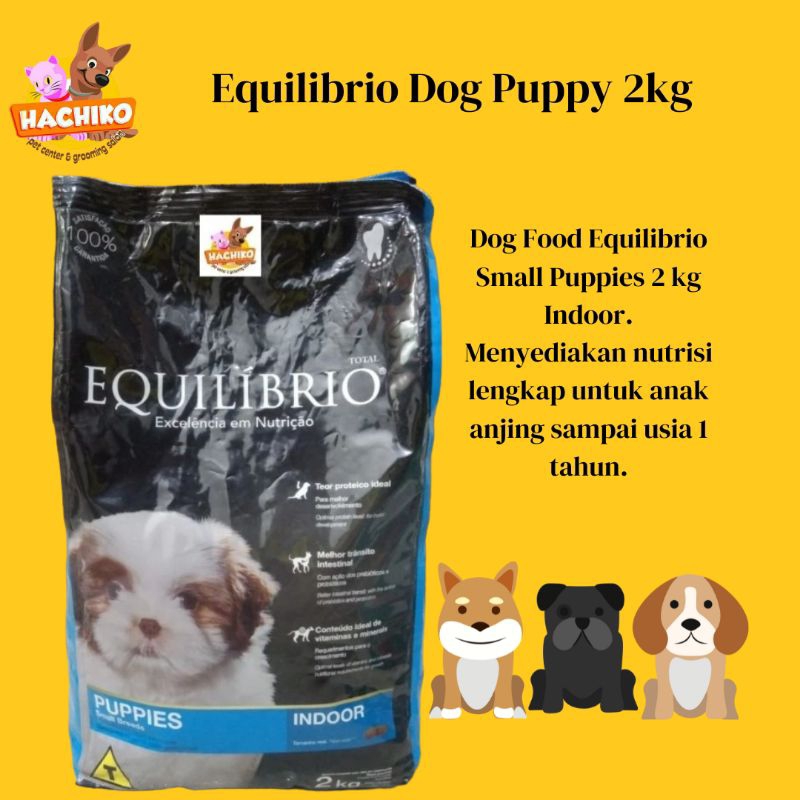 Jual Equilibrio Puppy Small Breeds 2Kg/Equilibrio Dog/Makanan Anjing ...