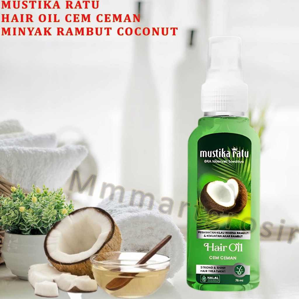 Jual Mustika ratu / Hair Oil Cem Ceman / Minyak Rambut / 175ml | Shopee ...