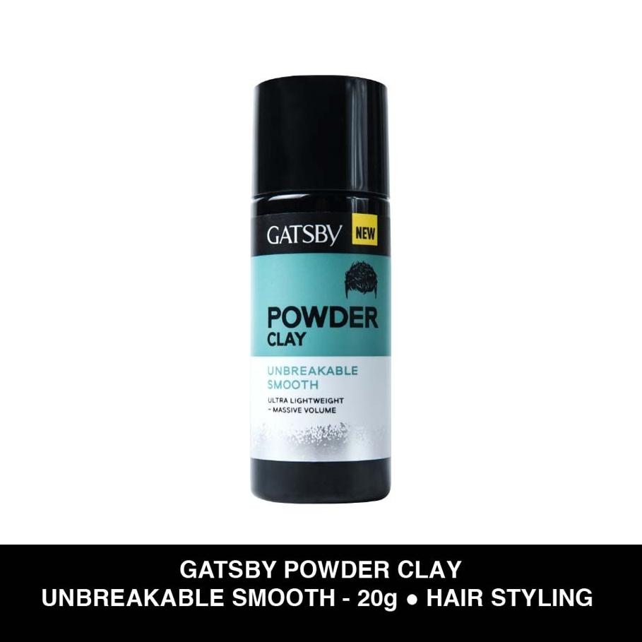 Jual GATSBY Powder Clay Unbreakable Smooth 20gr | Shopee Indonesia