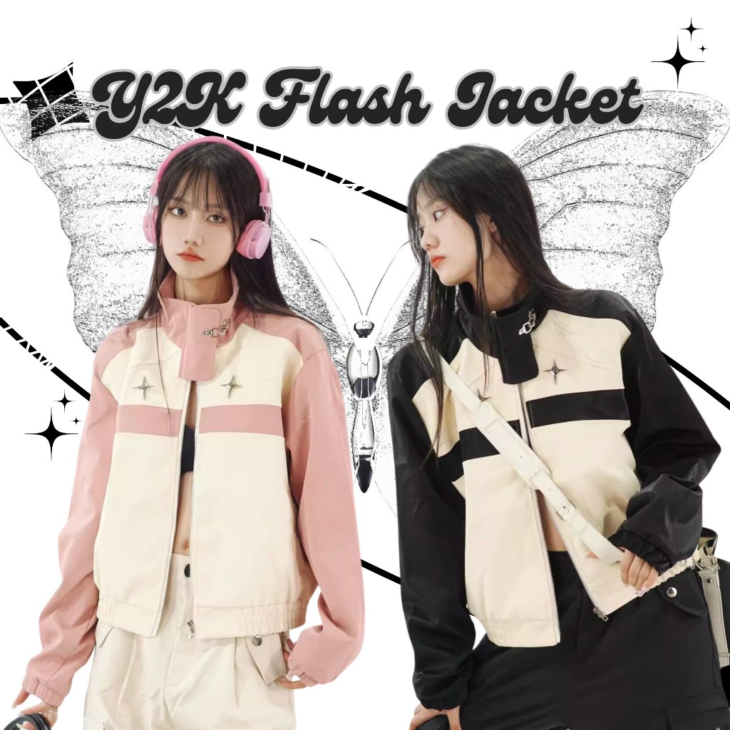 Jual Hyan’s | Y2K Flash Jacket (PO 1-2 Minggu | Shopee Indonesia