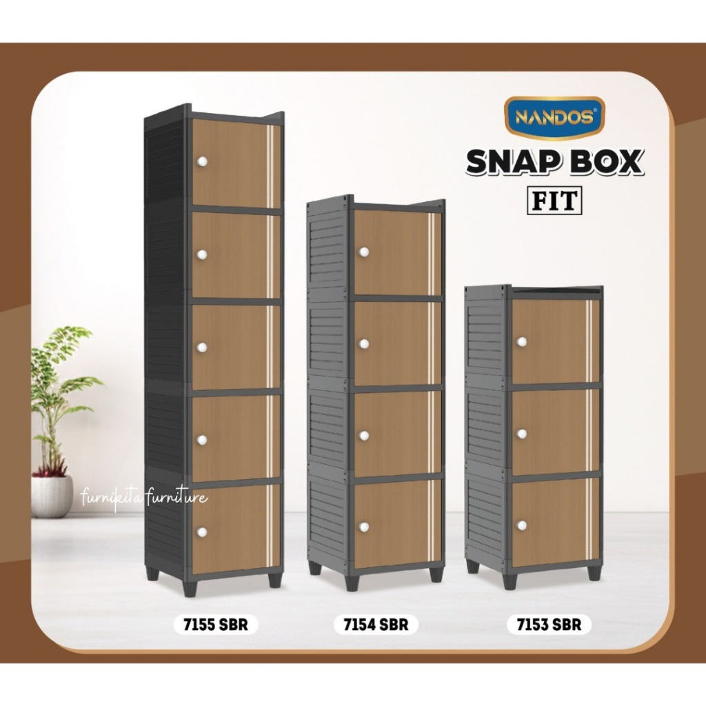 Jual LEMARI PAKAIAN PLASTIK SERBAGUNA NAIBA SNAPBOX | Shopee Indonesia