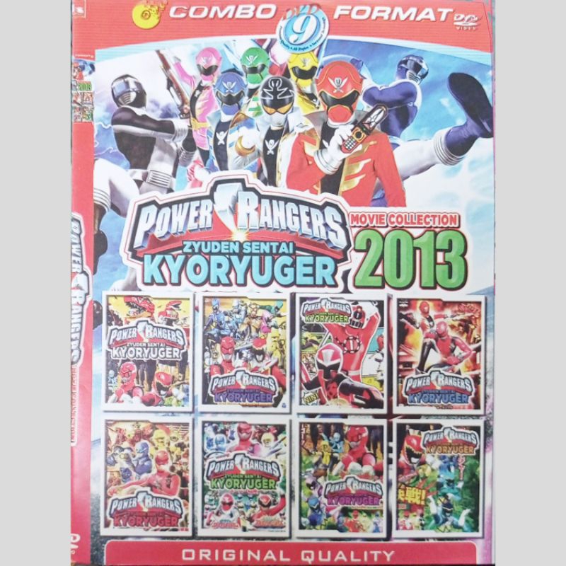 Jual Kaset Koleksi Film Power Rangers Zyuden Sentai Kyoryuger | Shopee ...